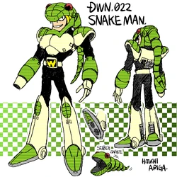 snake man mega man 2