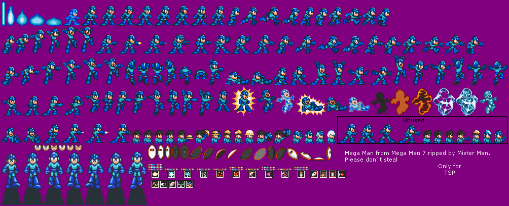Mega Man 7 Sprite