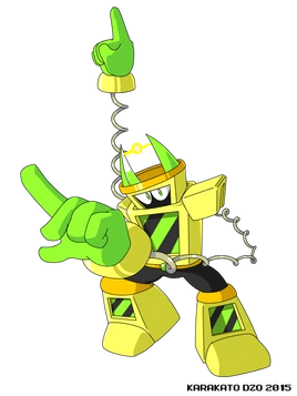 Shock Man (Rock Force) | Mega Man Fanon Wiki | Fandom