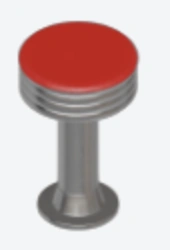 Diner Red Bar Stool | Megaplanet Wiki | Fandom