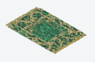 Medieval Green Floral Rug | Megaplanet Wiki | Fandom