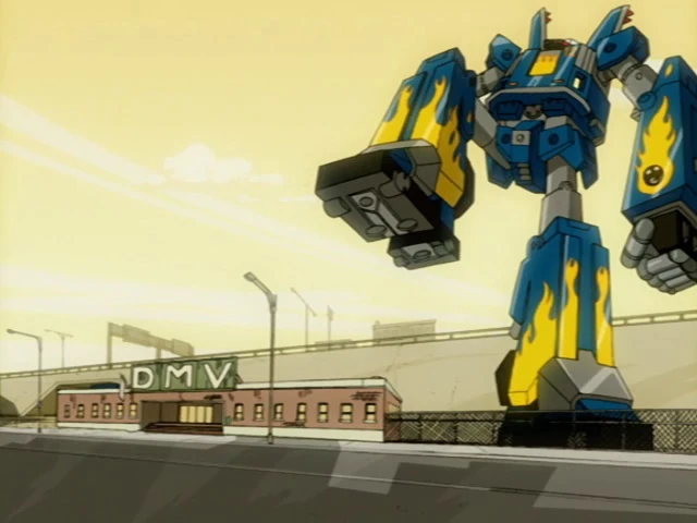 DMV - Department of Megas Violations | Megas XLR Wiki | Fandom