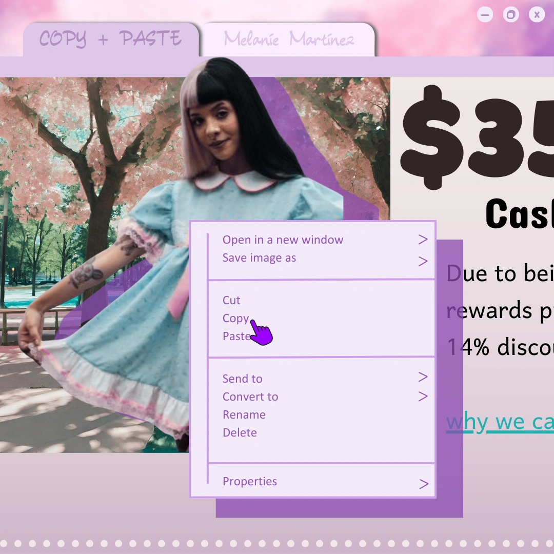 COPY + PASTE | Melanie Martinez Fanon Wiki | Fandom