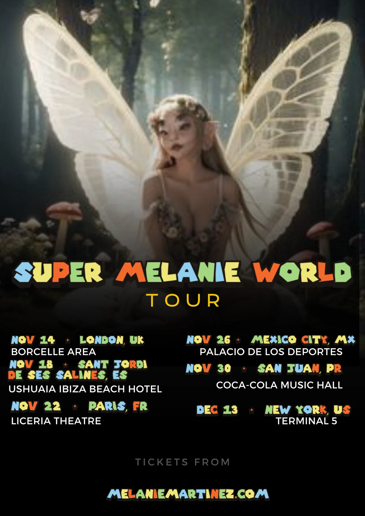 Super Melanie World Tour | Melanie Martinez Fanon Wiki | Fandom
