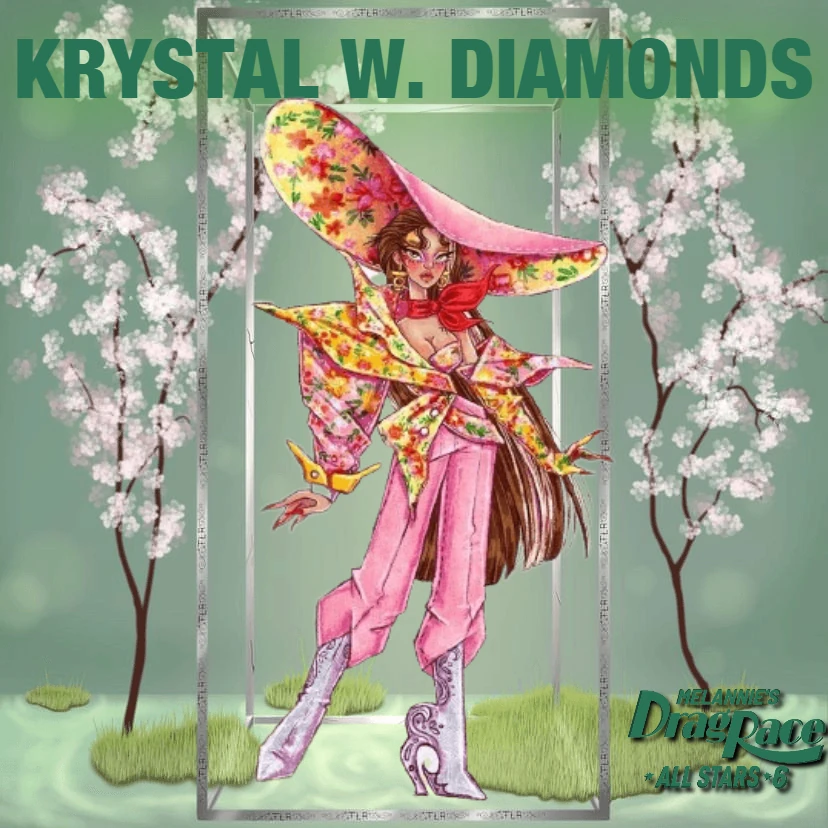 Krystal W. Diamonds | Melannie's Drag Race Wiki | Fandom