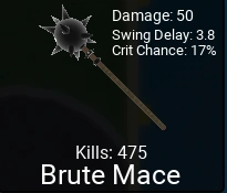 Brute Mace | Melees & Blood Wiki | Fandom
