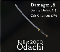 Odachi | Melees & Blood Wiki | Fandom