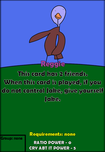 Reggie | Meme machine card game Wiki | Fandom