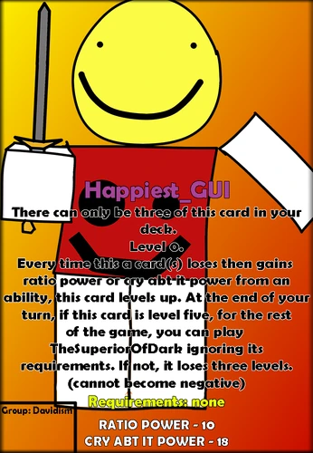 Happiest GUI | Meme machine card game Wiki | Fandom