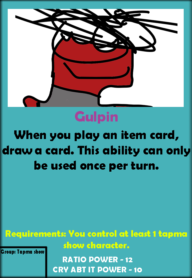 Gulpin | Meme machine card game Wiki | Fandom