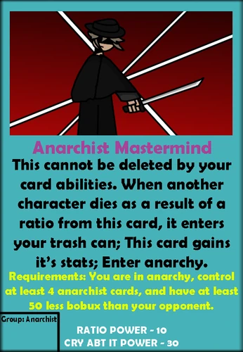Anarchist Mastermind | Meme machine card game Wiki | Fandom