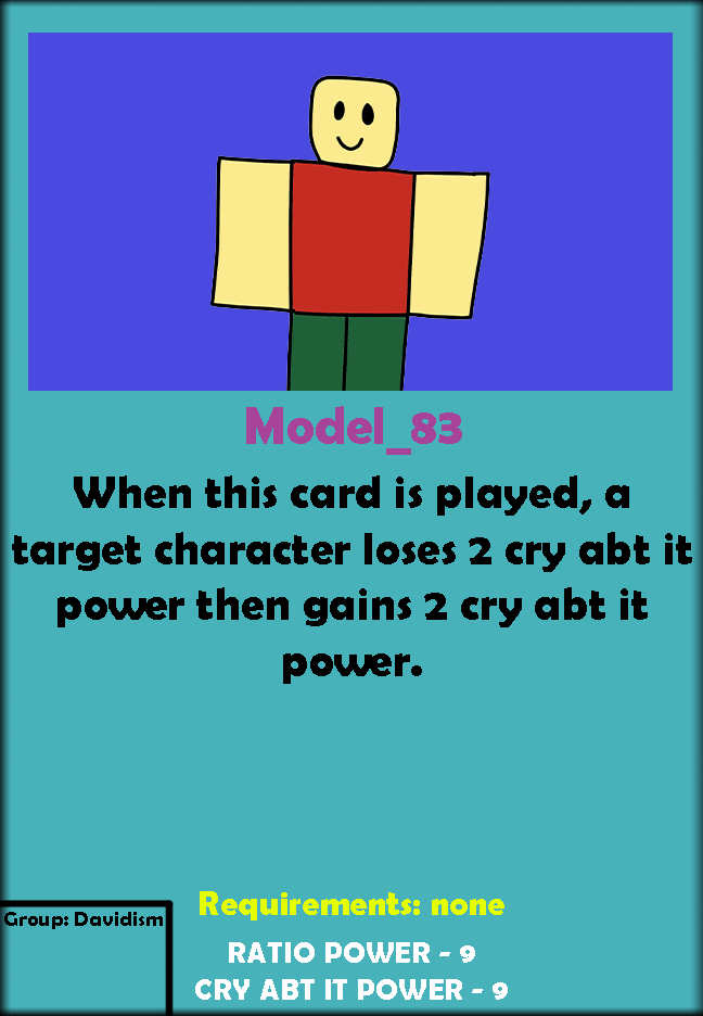 Model 83 | Meme machine card game Wiki | Fandom