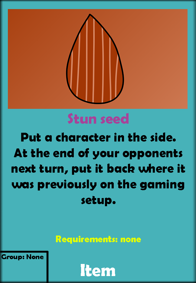 Stun seed | Meme machine card game Wiki | Fandom