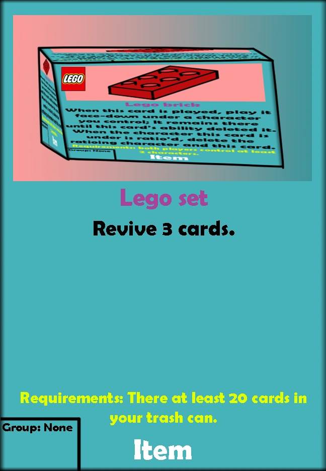 Lego set | Meme machine card game Wiki | Fandom