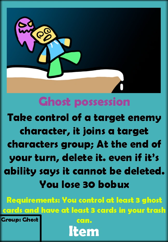 Ghost possession | Meme machine card game Wiki | Fandom