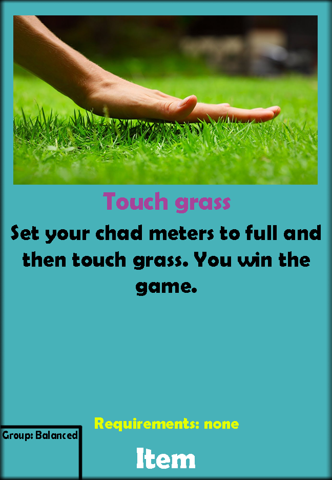 Touch Grass Meme Machine Card Game Wiki Fandom