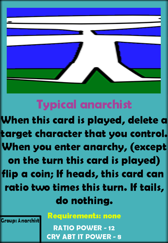 Typical Anarchist | Meme machine card game Wiki | Fandom