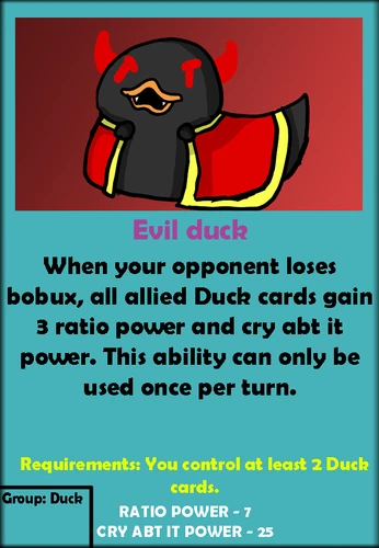 Evil duck | Meme machine card game Wiki | Fandom
