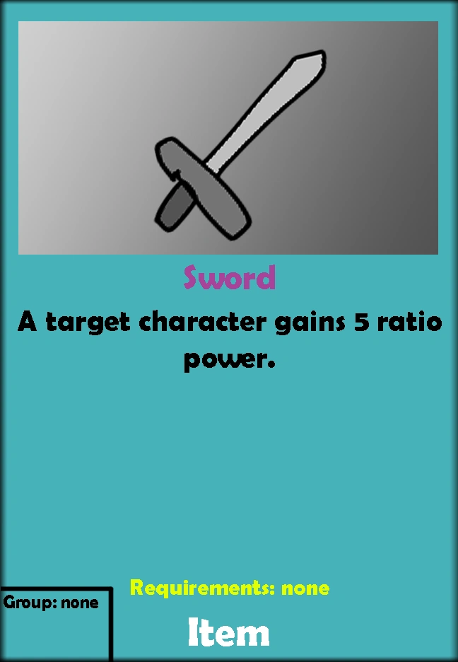 Sword | Meme machine card game Wiki | Fandom