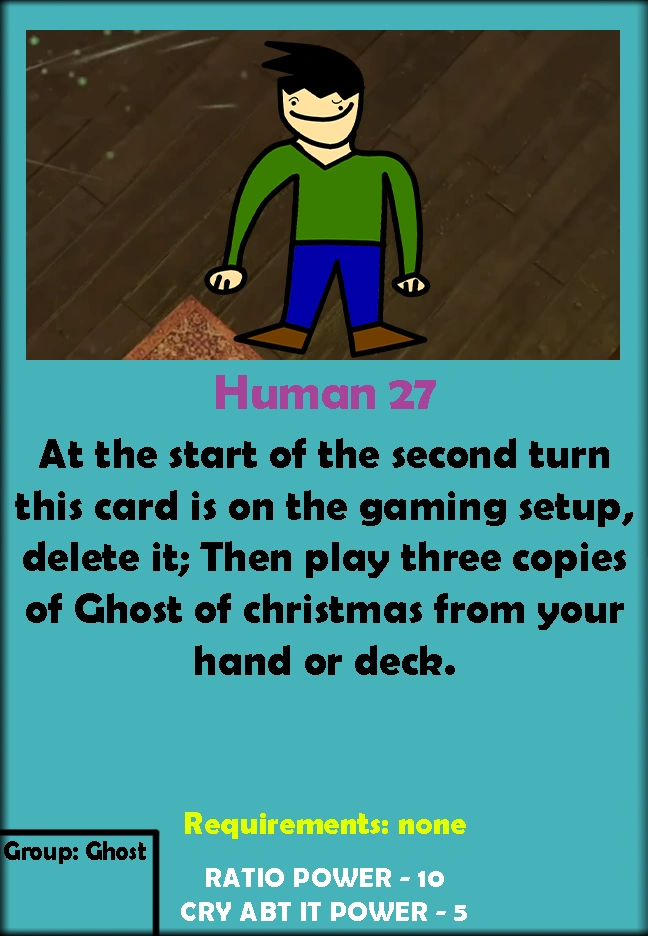 Human 27 | Meme machine card game Wiki | Fandom