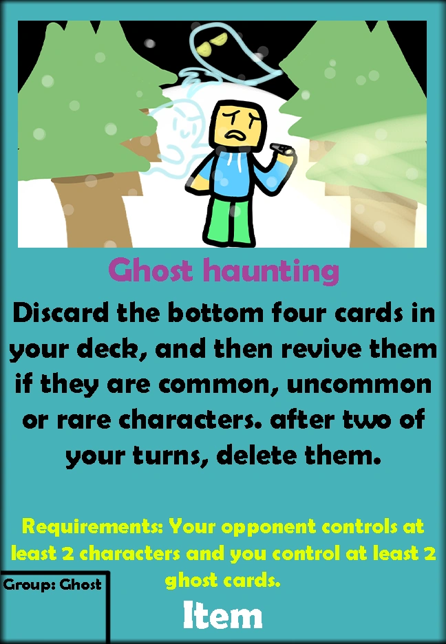 Ghost haunting | Meme machine card game Wiki | Fandom