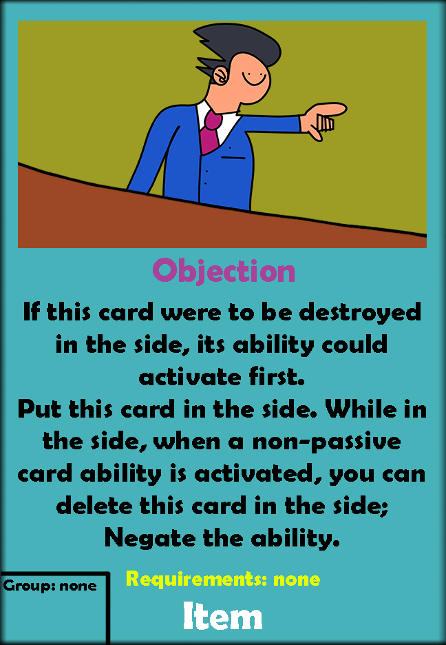 Objection | Meme machine card game Wiki | Fandom