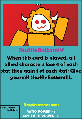 ShuffleBottomIV | Meme machine card game Wiki | Fandom