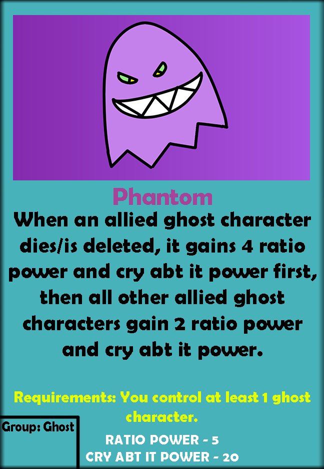 Phantom | Meme machine card game Wiki | Fandom