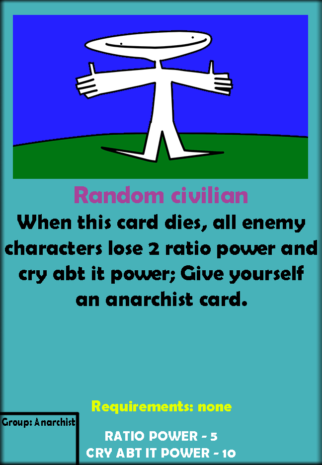 Random civilian | Meme machine card game Wiki | Fandom
