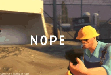 Nope Gif Tf2 Engineer
