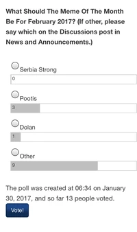 Past Polls | Teh Meme Wiki | Fandom