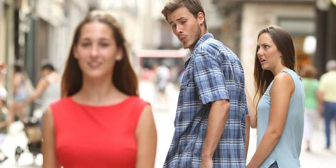 Distracted Boyfriend | Memepedia Wiki | Fandom