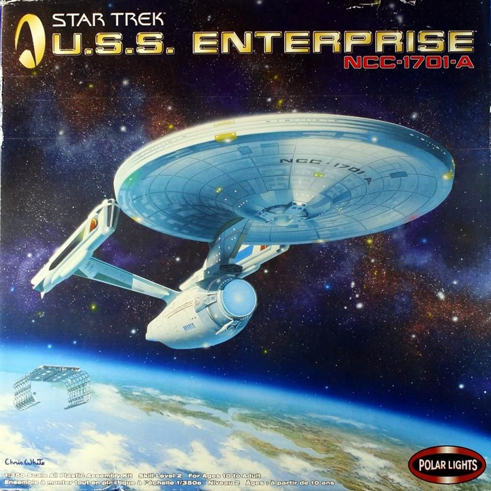 USS Enterprise (Refit - 1:350) by Polar Lights | Memory Foxtrot Wiki ...