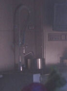 A sink at the galley