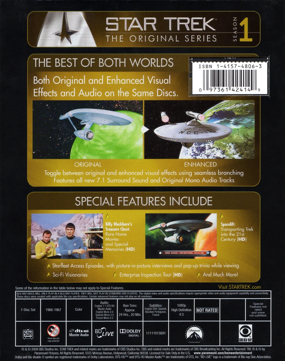 TOS Season 1 Blu-ray | Memory Alpha | Fandom