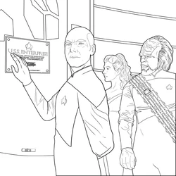 star trek coloring pages adults