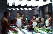 Preparing dinner for 400...