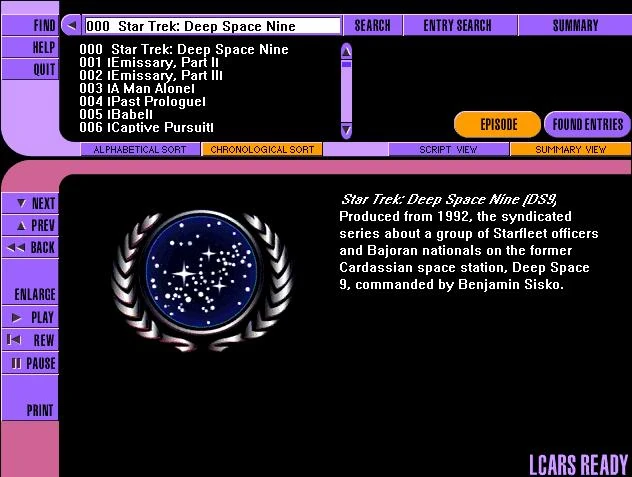 Excelsior Star Trek Lcars Terminal