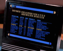 The SS Tomobiki listed on Picard's monitor