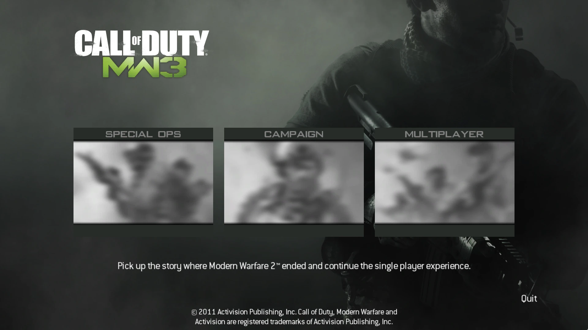 Advanced Warfare Multiplayer Menu