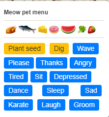 Meow Pet Menu | Meow Playground Wiki | Fandom