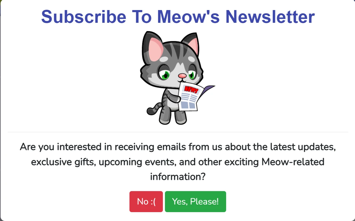Newsletter | Meow Playground Wiki | Fandom