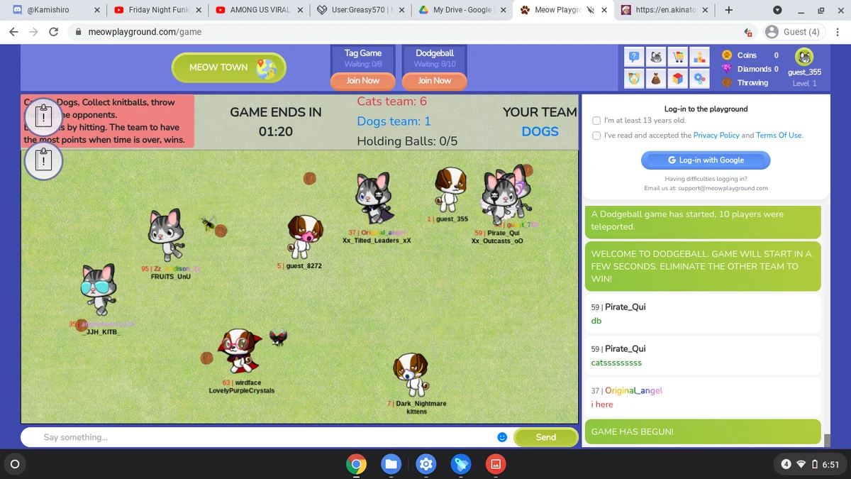 Dodgeball | Meow Playground Wiki | Fandom