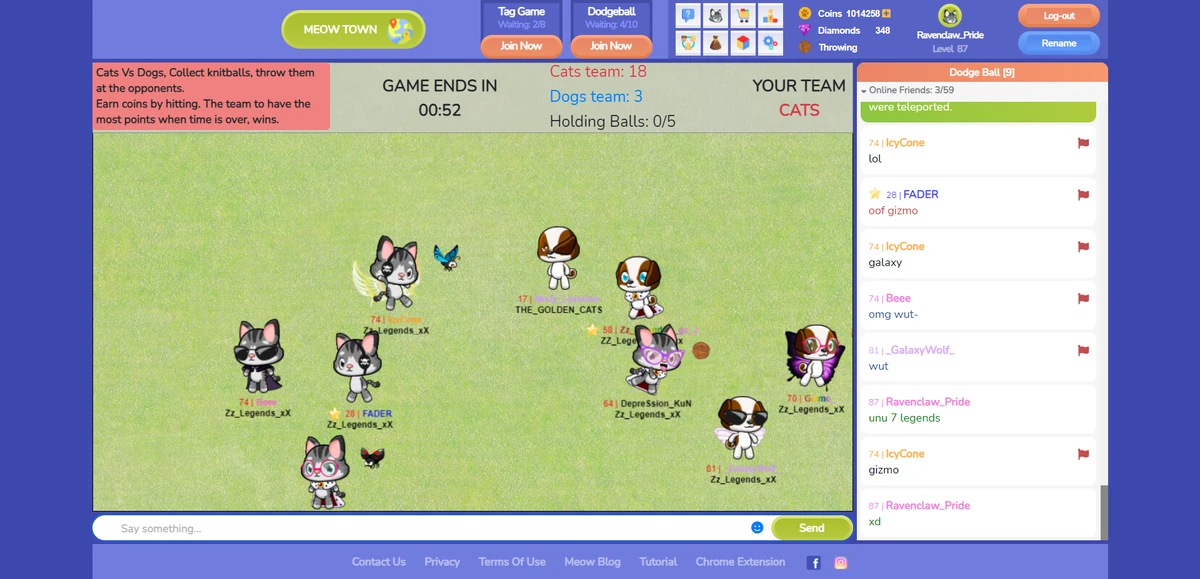 Dodgeball Tips and Tricks | Meow Playground Wiki | Fandom