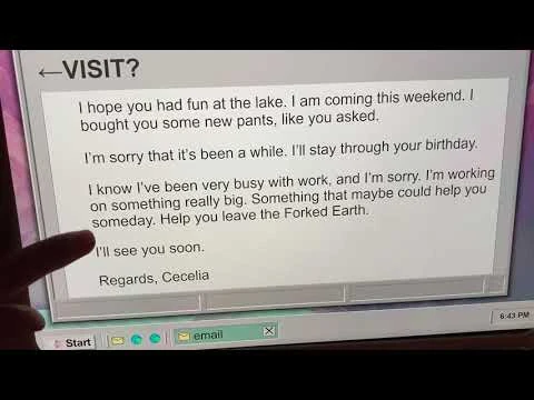 Marin and Cecelia's Emails | Meow Wolf Wiki | Fandom