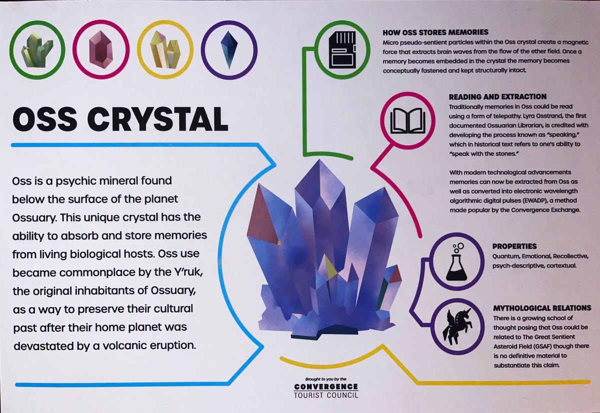 Oss Crystals | Meow Wolf Wiki | Fandom