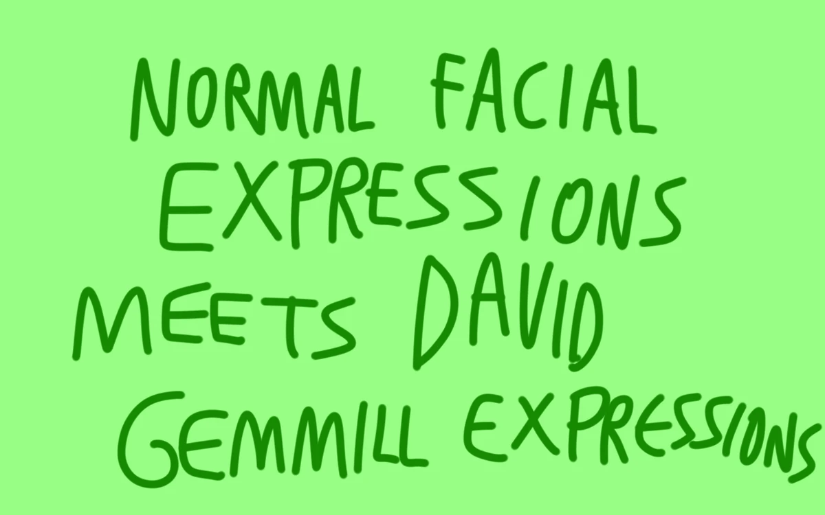 Normal Facial Expressions Meets David Gemmill Facial Expressions ...