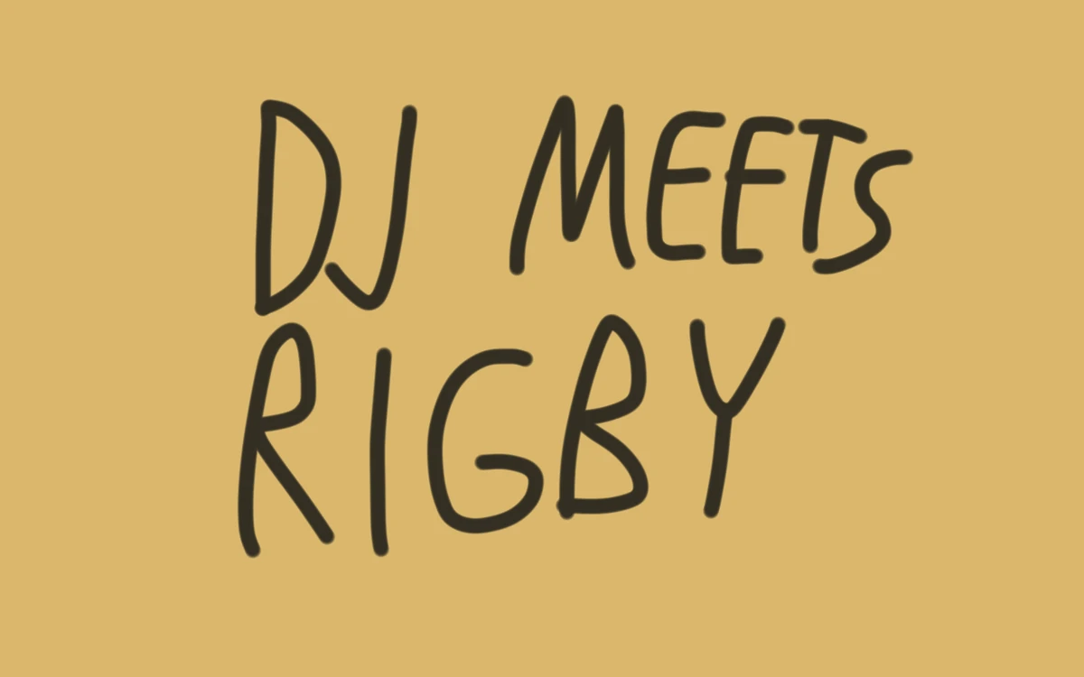 DJ Meets Rigby | Mercy's Meeting Wiki | Fandom