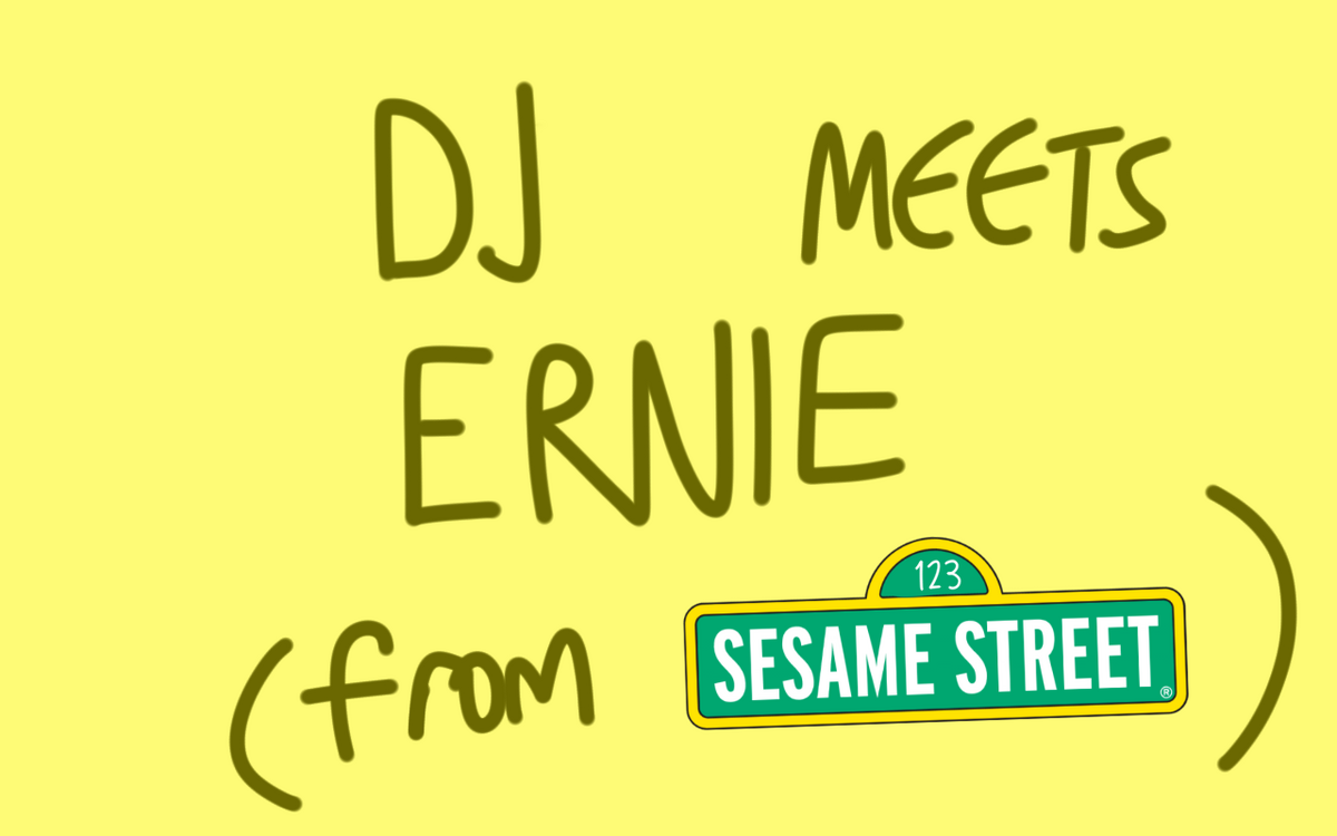 Dj Meets Ernie From Sesame Street Mercys Meeting Wiki Fandom