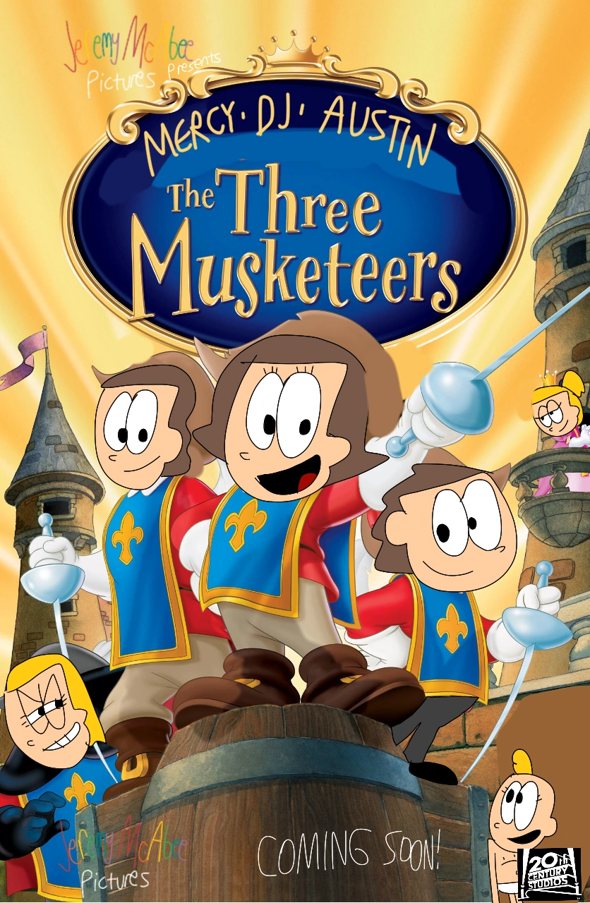 Mercy, DJ, Austin: The Three Musketeers (Film) | Mercy's Meeting Wiki ...